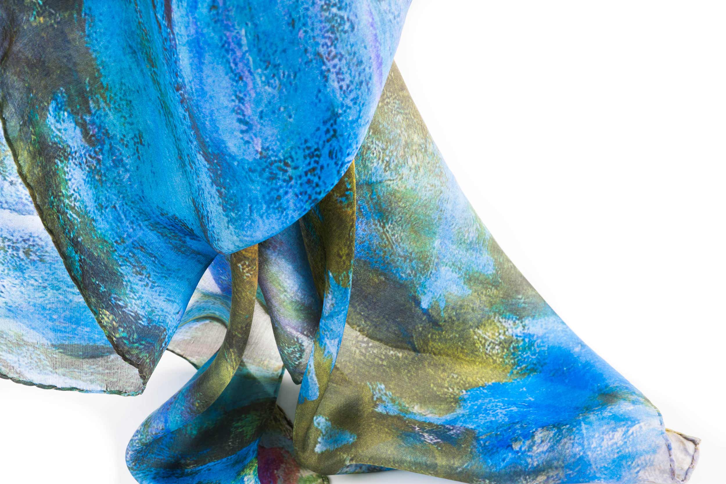 Luzdeseda - Pañuelos de seda, lana y cashmere. Estampación digital textil